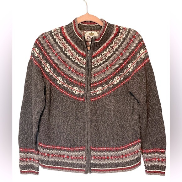 Tiara | Sweaters | Tiana Intednational Ramie And Cotton Full Zip Fair ...